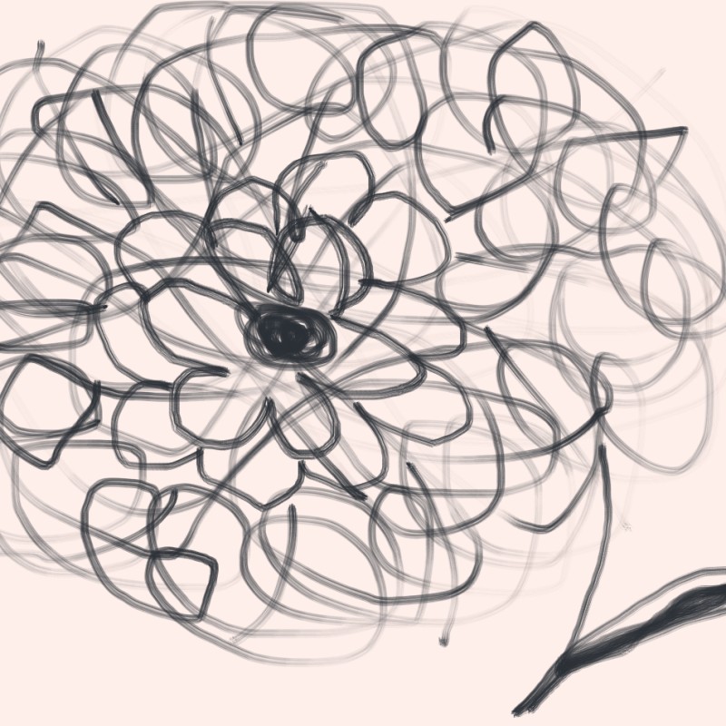 Dessin introspectif libre - Ressenti: 🌊 Calme - Partagé par Chien ...